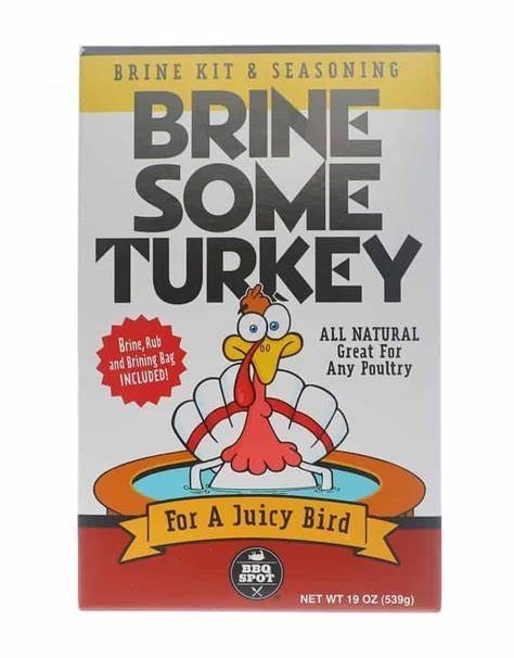 ‘Brine Some Turkey ‘ Brine & Seasoning Kit – 538g ( 19oz)